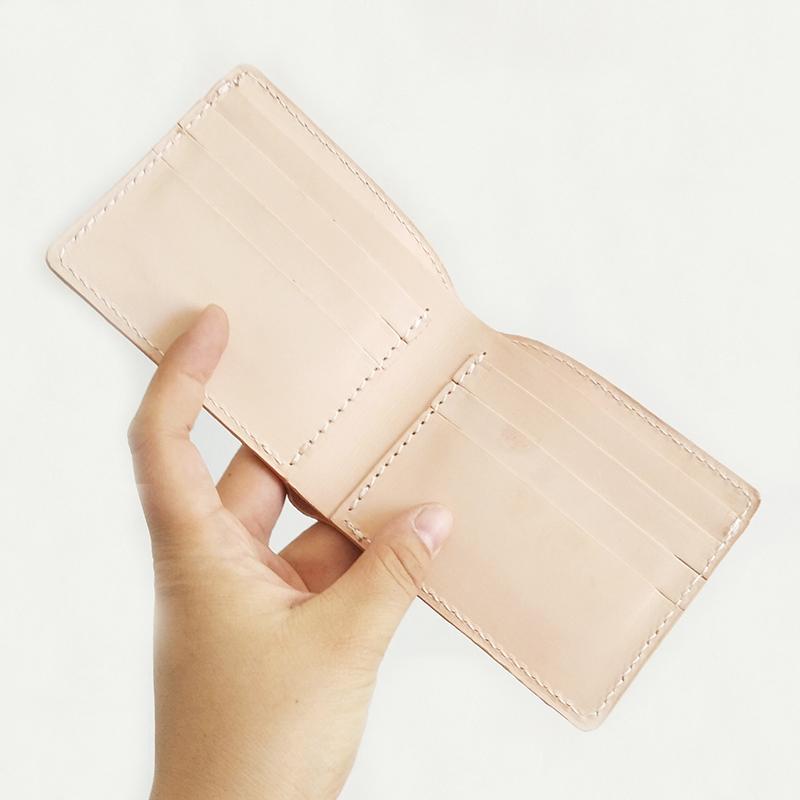 Handmade Cool Mens Black Snake Skin Small Wallet Yellow Slim billfold ...