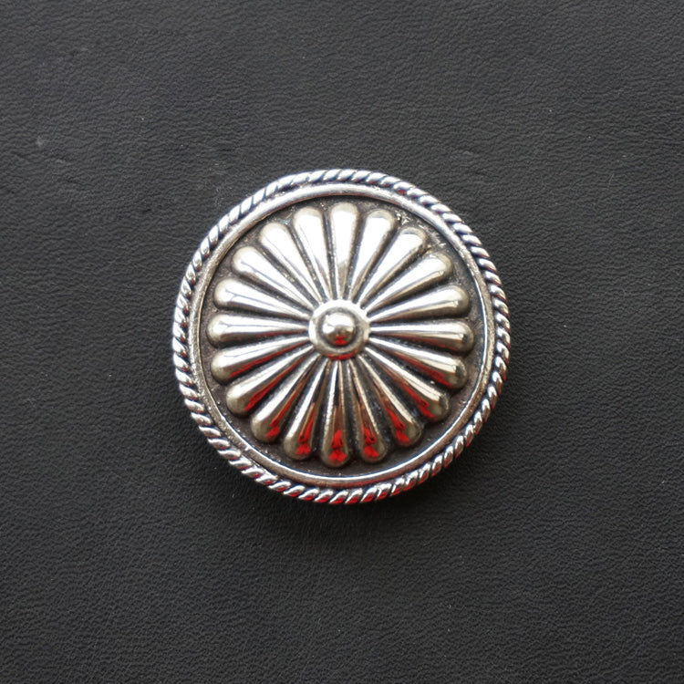 Silver Wallet Conchos Warrior Glory Conchos Button Silver Conchos Scre ...